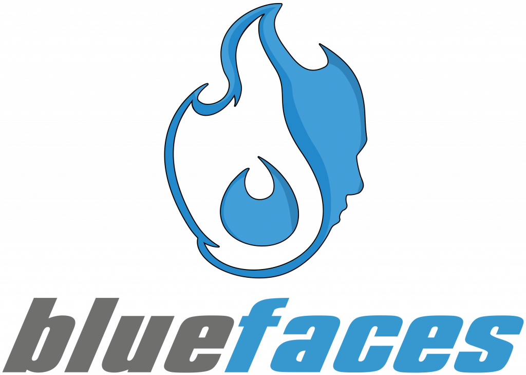 Blue Face Logo